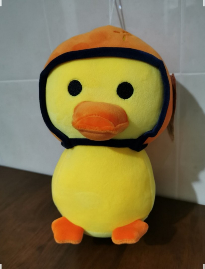 Line Sally Yellow Fighting Duck Chick Bird Plush Soft Doll Toy Patung With Tag, Hobbies & Toys ...