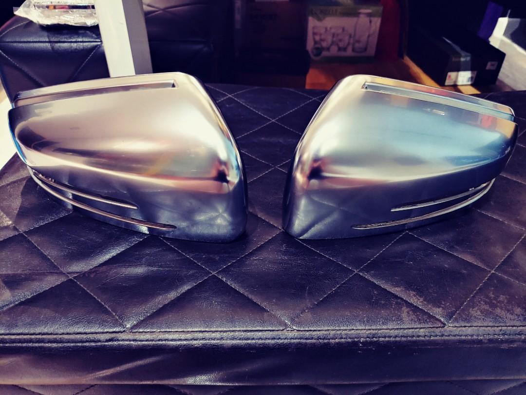 Mercedes Matte Chrome side mirror casing, Car Accessories, Accessories ...