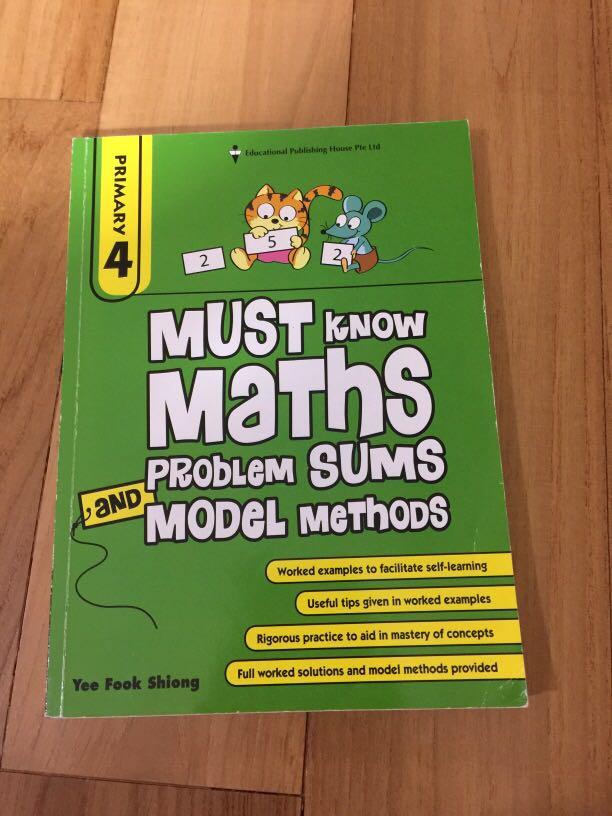 (QUICK SALE) P4 Must Know Maths Problem Sums & Model Methods Primary 4 ...