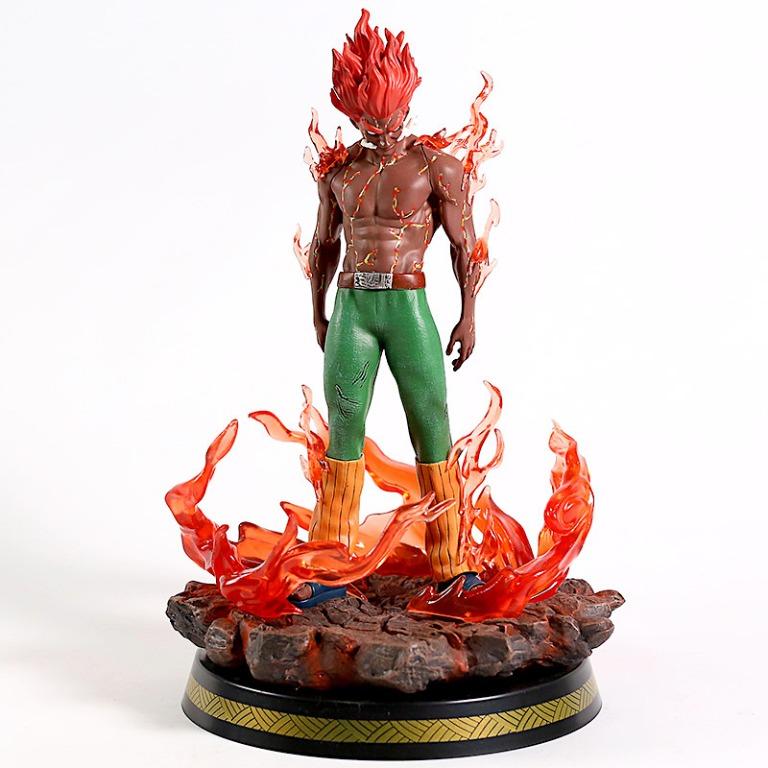 Naruto Might Guy Statue PVC Action Figure 28cm Eight-door Armor Led ...