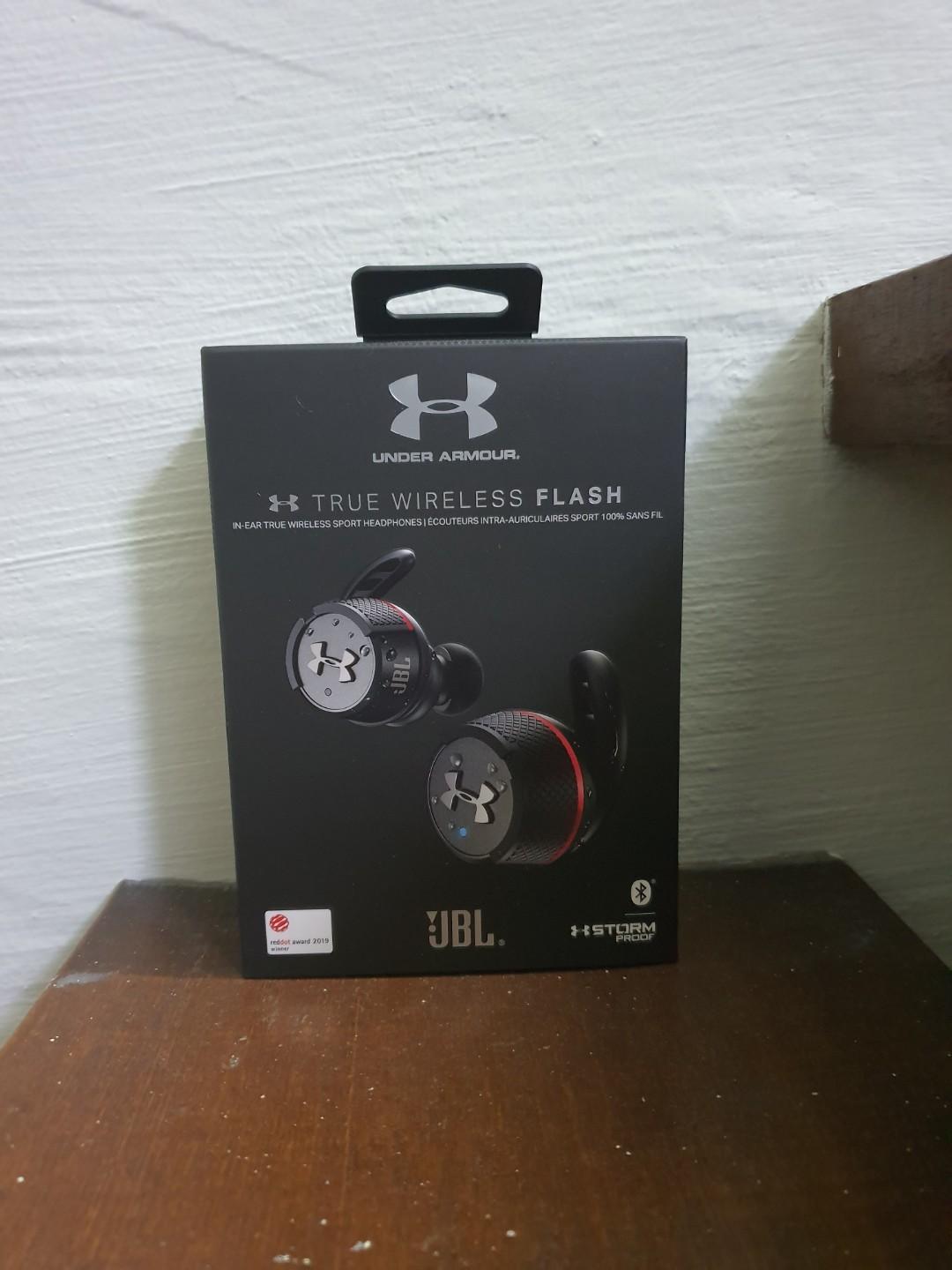New JBL x Under Armour Wireless earbuds, Audio, Earphones on Carousell