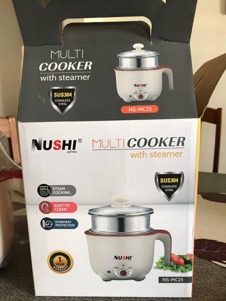 Nushi multicooker with Steamer, TV & Home Appliances, Kitchen ...