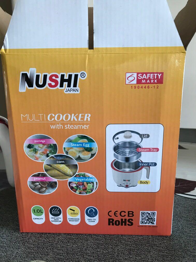 Nushi multicooker with Steamer, TV & Home Appliances, Kitchen ...