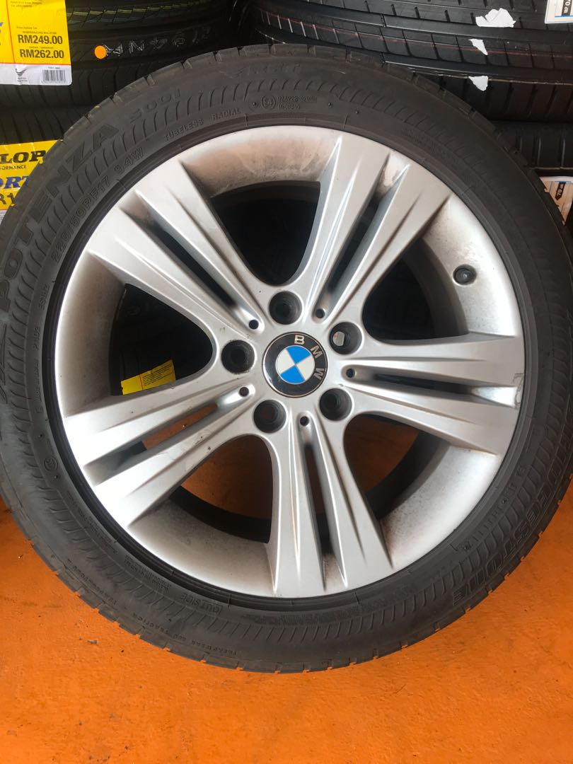 Original bmw 17 inch rims, Auto Accessories on Carousell