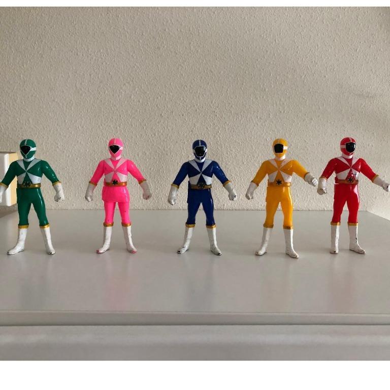 Power Rangers lightspeed Rescue action figures with 5 extra vinyl ...