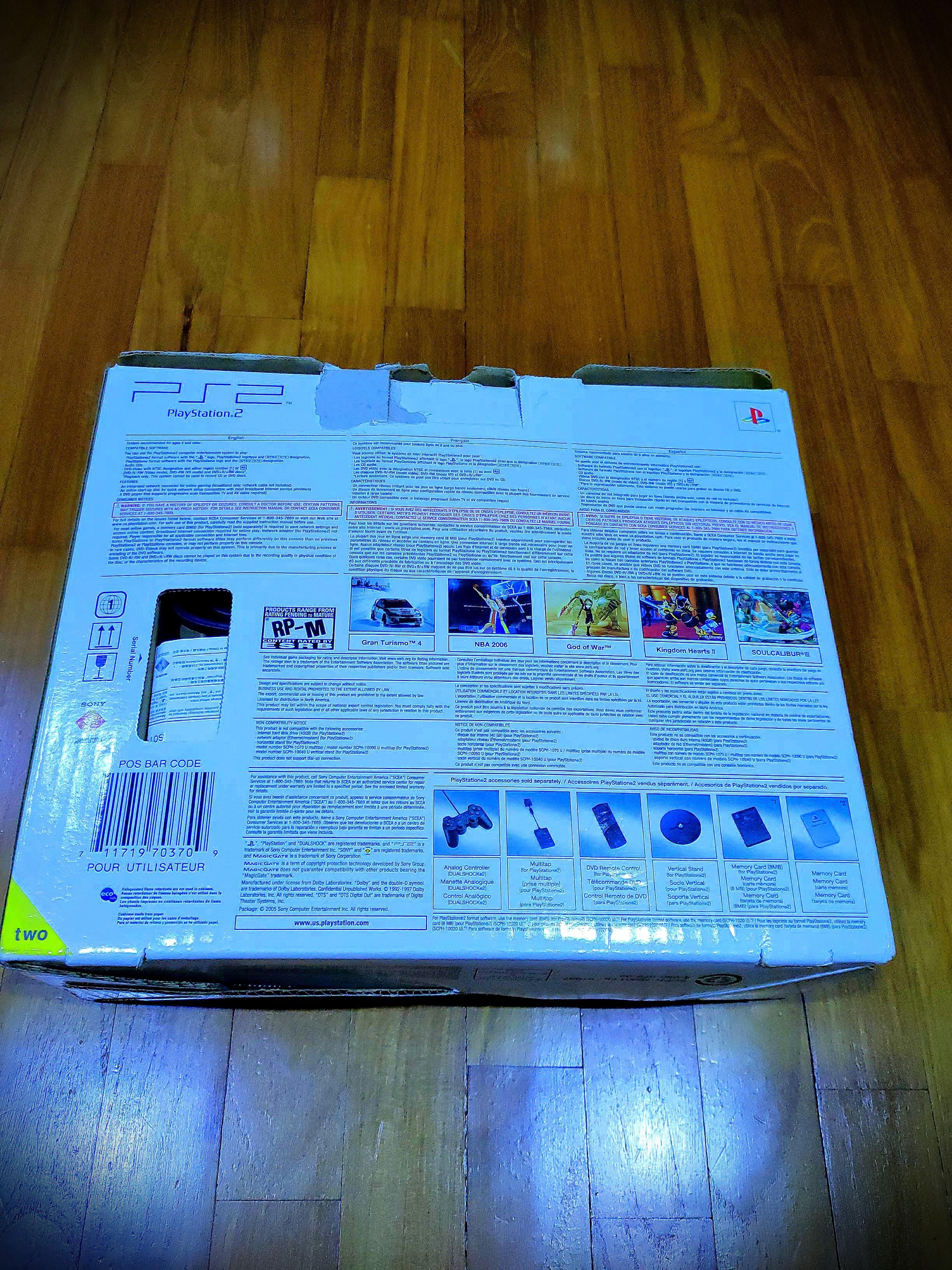 Preloved Rare PlayStation PS2 Slim, Video Gaming, Video Game Consoles ...