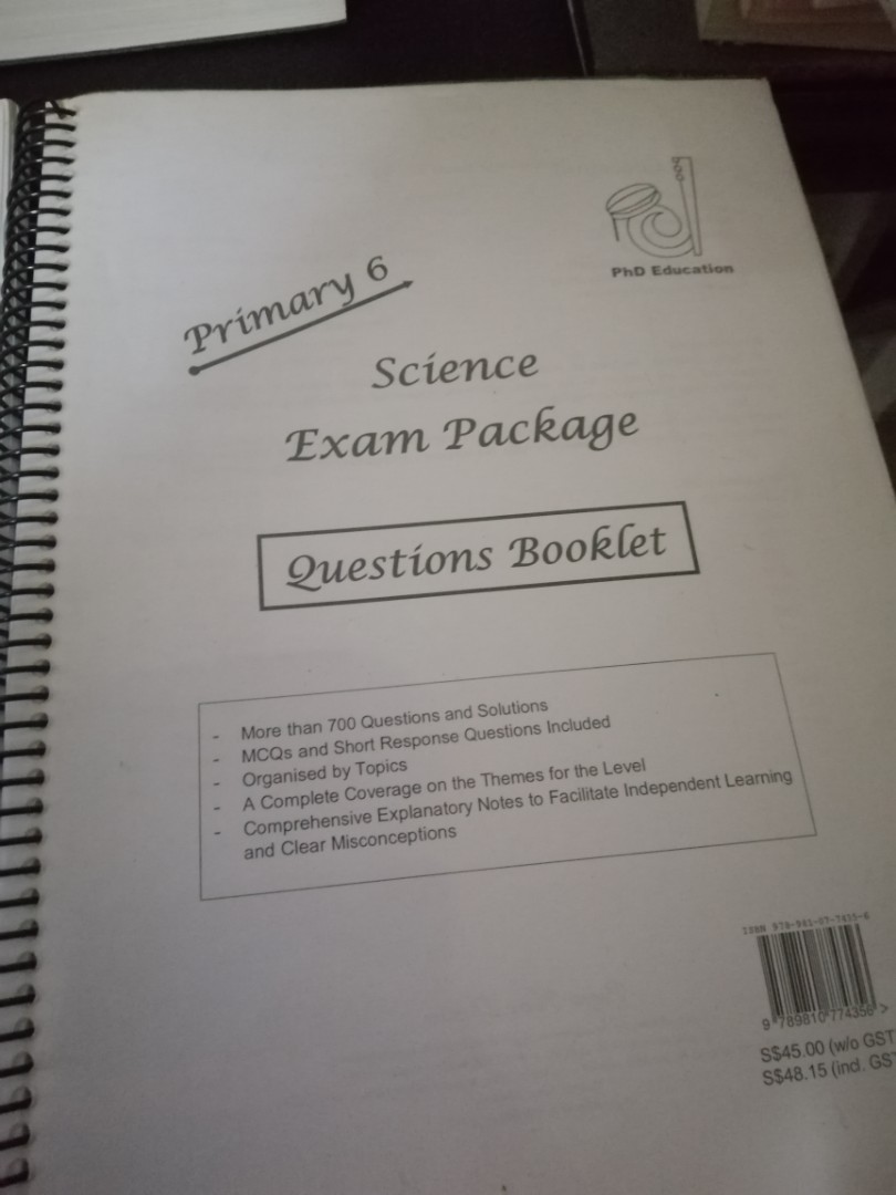 Primary 6 science exam package, Hobbies & Toys, Books & Magazines ...