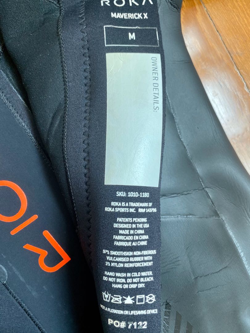 ROKA MAVERICK X WETSUIT - Size, Sports Equipment, Sports & Games, Water ...