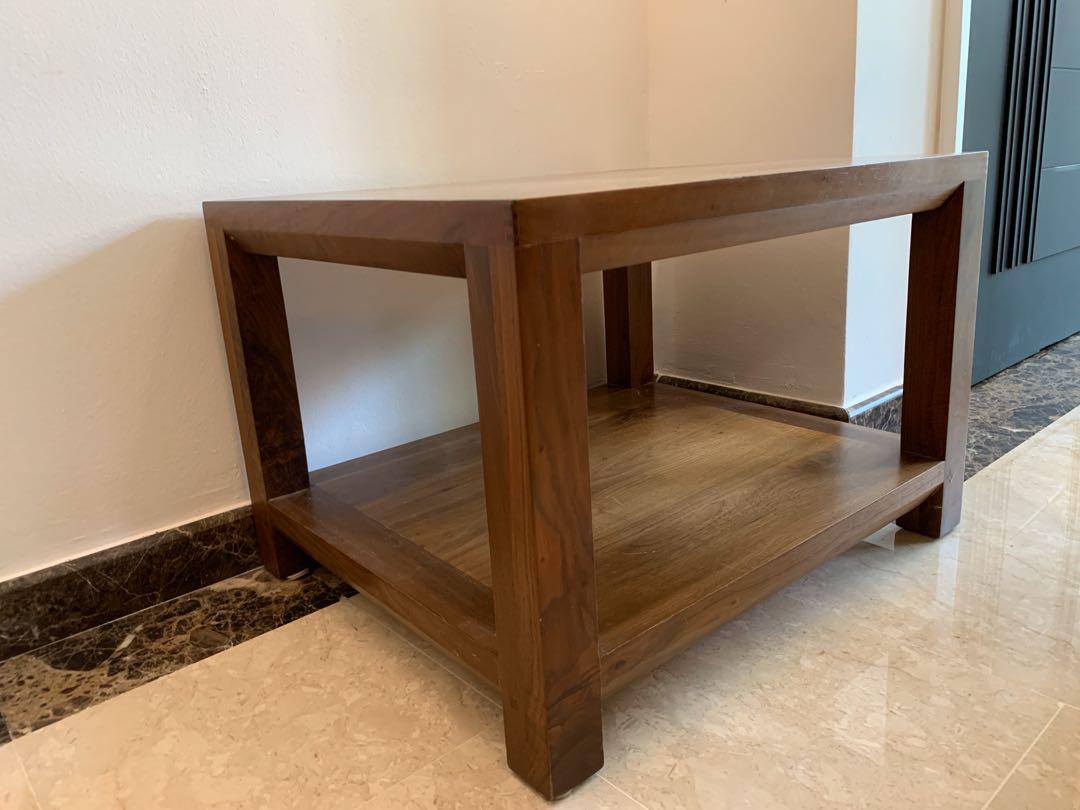 Solid teak hifi rack, Furniture & Home Living, Furniture, Shelves ...