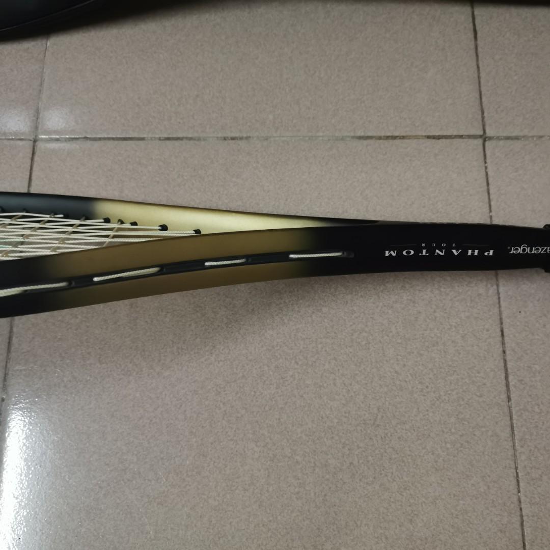 Squash Racket Slazenger Phantom Tour, Sports Equipment, Sports & Games ...