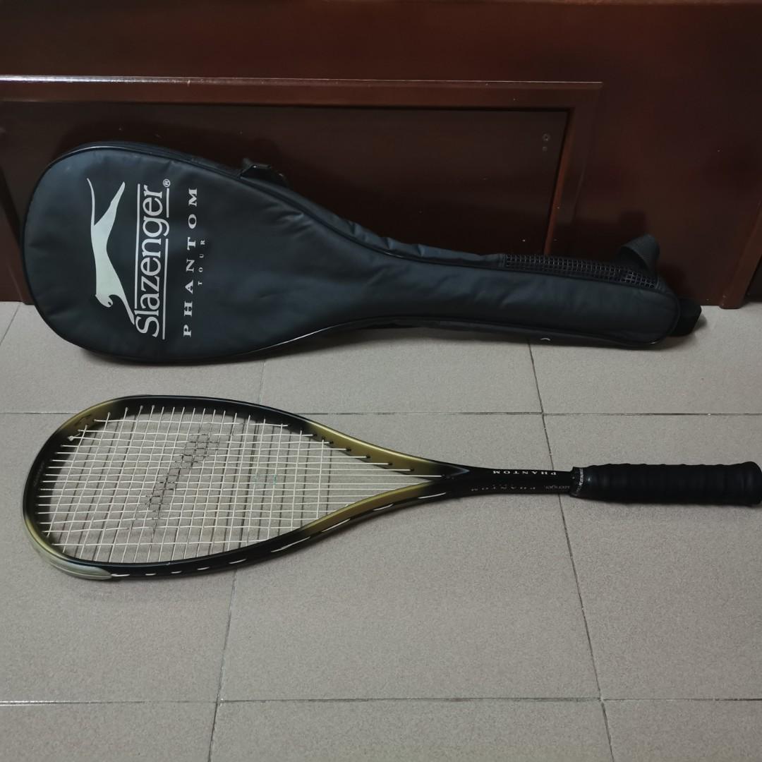 Squash Racket Slazenger Phantom Tour, Sports Equipment, Sports & Games ...