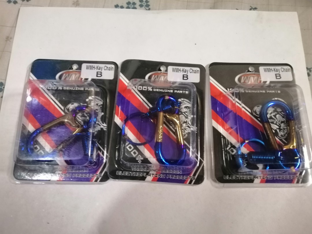 Titanium key holder keychain yayamanin for mio aerox nmax honda click ...