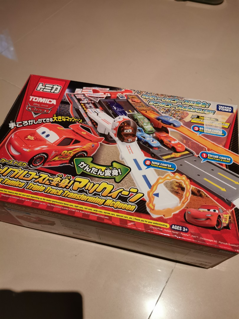 tomica triple track transforming mcqueen, Hobbies & Toys, Toys & Games ...