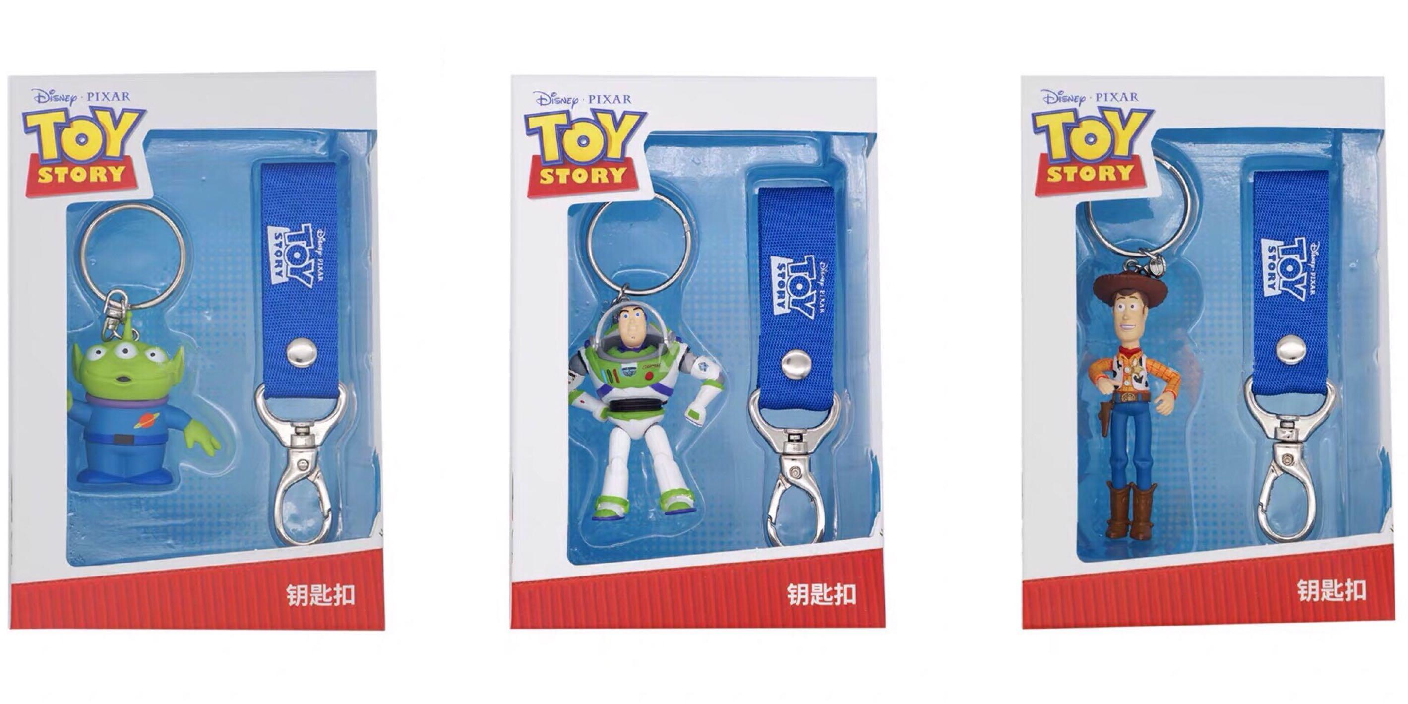 TOY STORY 4 ALIENS Buzz Lightyear Woody FIGURES FIGURINE KEYCHAIN ...