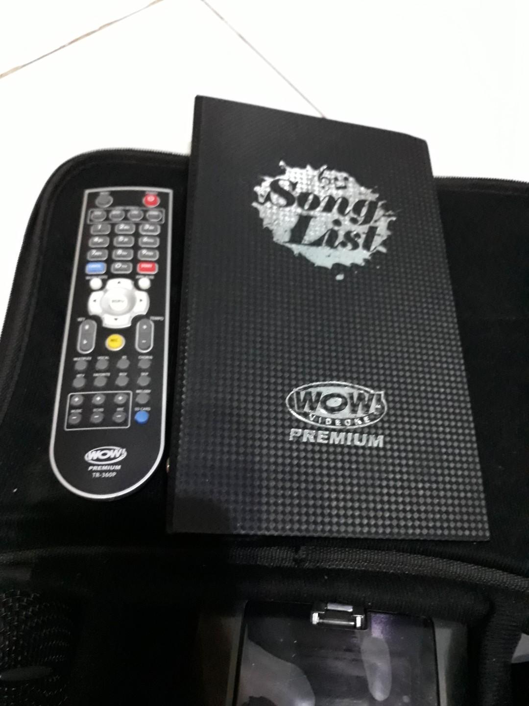 WOW Videoke PREMIUM, TV & Home Appliances, TV & Entertainment, Blu-Ray ...