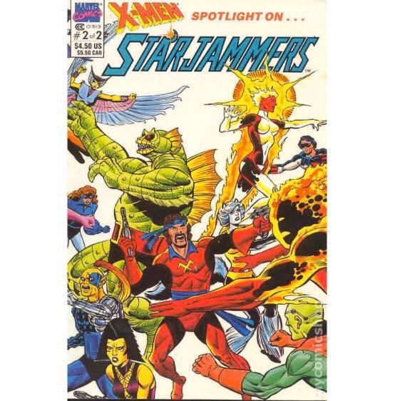 X-MEN SPOTLIGHT on STARJAMMERS #1 & 2 (1990) Complete set, Hobbies ...