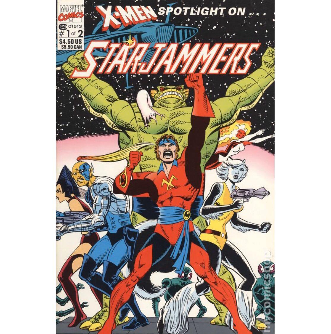 X-MEN SPOTLIGHT on STARJAMMERS #1 & 2 (1990) Complete set, Hobbies ...