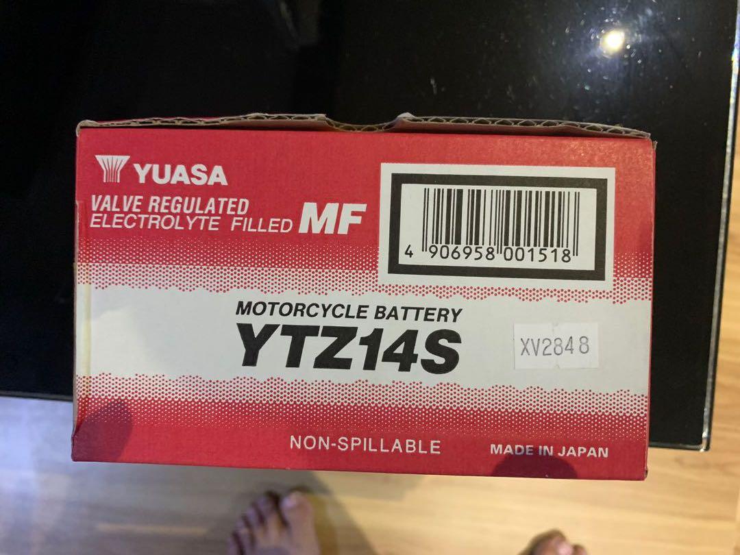 Yuasa YTZ14S battery for BMW R1200 GS GSA LC, Motorcycles, Motorcycle ...