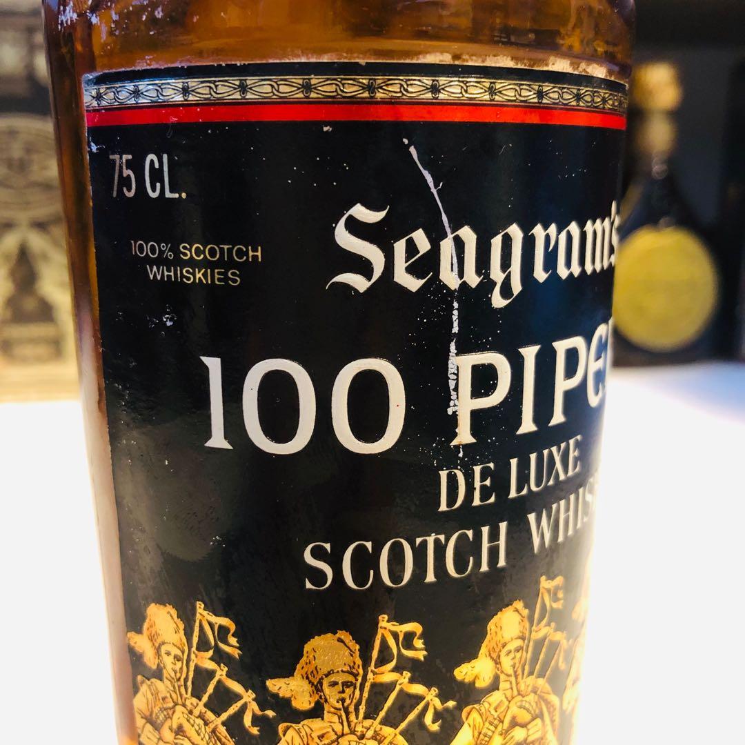 100 Pipers De Luxe Scotch Whisky Seagram 750ml, Food & Drinks ...