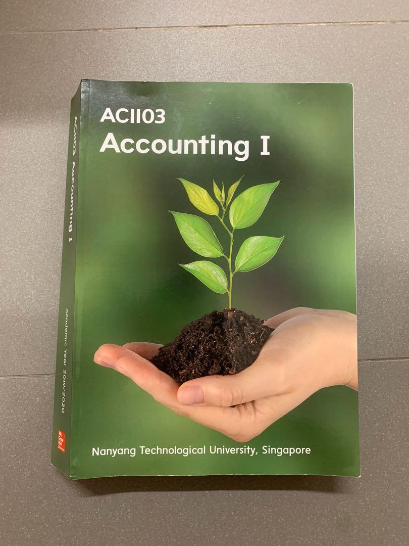 AC1103 Accounting I Textbook (NBS NTU), Hobbies & Toys, Books ...