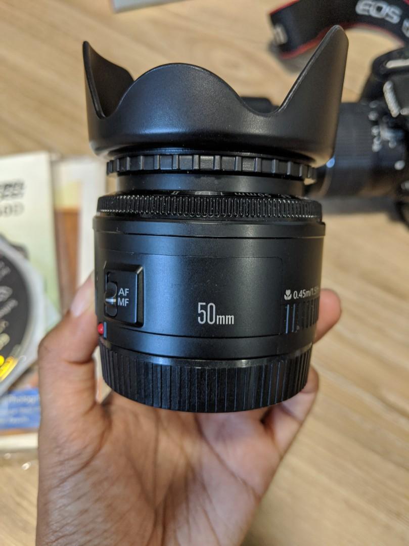 Canon EOS 450D DSLR Camera Kit + 50mm Lens, Photography, Cameras on ...