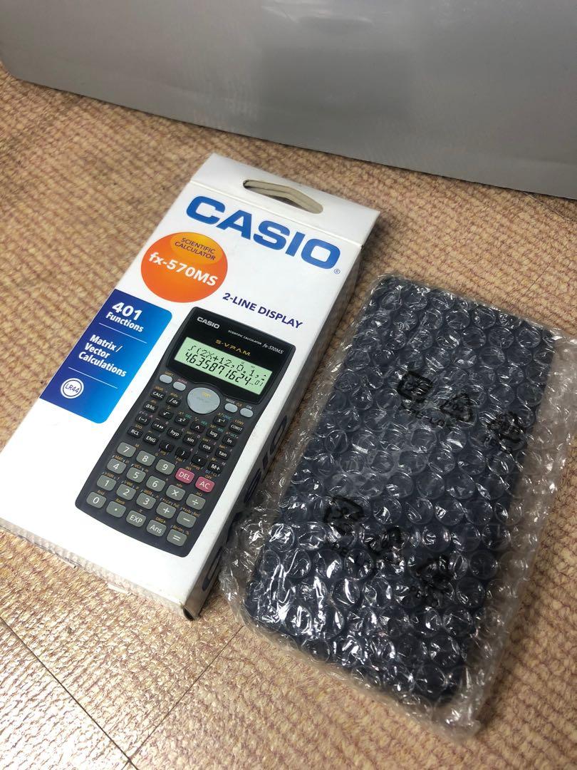 CASIO fx-570MS Scientific Calculator, Computers & Tech, Office ...