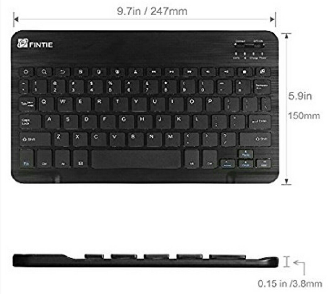 Finite Bluetooth magnetic keyboard (black color only), Computers & Tech ...