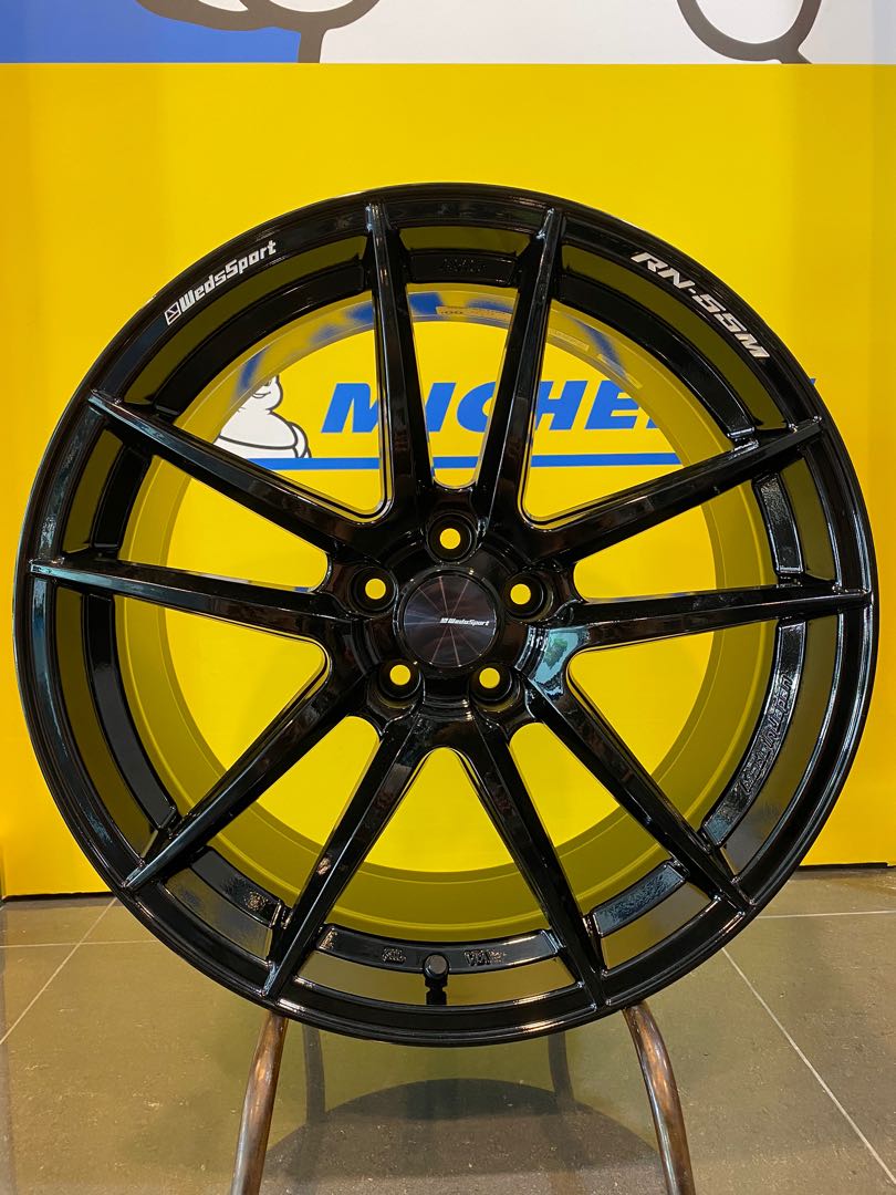 Fresh Weds Sport RN55M 18” rims, Car Accessories, Tyres & Rims on Carousell