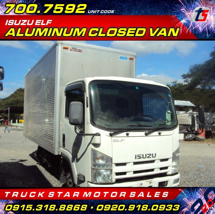 Isuzu Elf Aluminum Closed Van 4JJ1 Engine Truck For Sale, Special ...