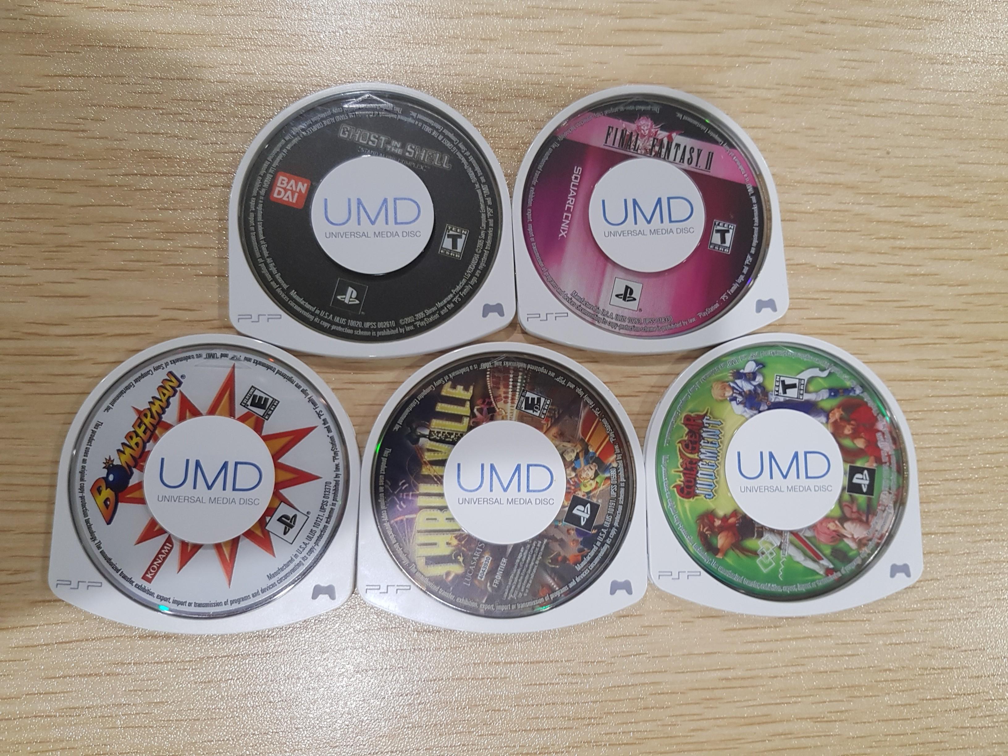 PSP UMD Games, Video Gaming, Gaming Accessories, Controllers on Carousell