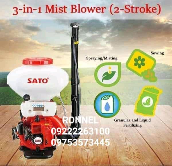 SATO Japan 3-in-1 Mist Blower / Knapsack Power Sprayer, Looking For on ...