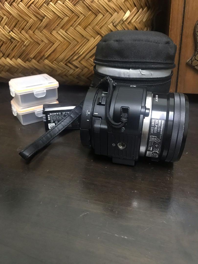 Sony ILCE Qx1 Mirrorless White Lense Style Camera, Photography, Cameras ...