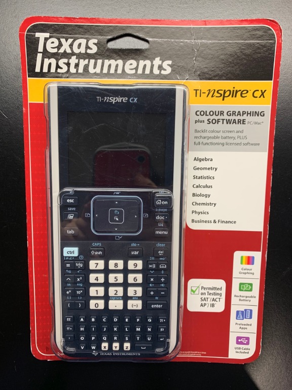 TI-Nspire CX Color Graphing Calculator, Hobbies & Toys, Books ...