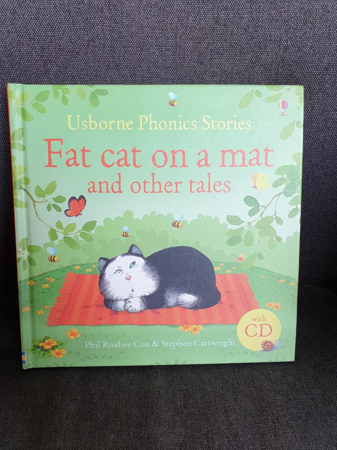 Usborne Phonics Stories- Fat Cat on a Mat & Other Tales, Hobbies & Toys ...
