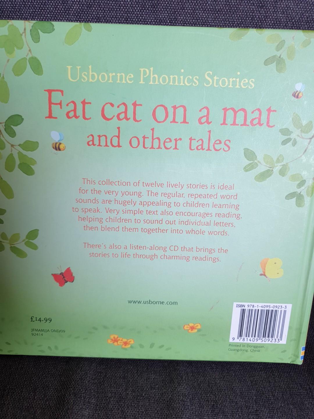 Usborne Phonics Stories- Fat Cat on a Mat & Other Tales, Hobbies & Toys ...