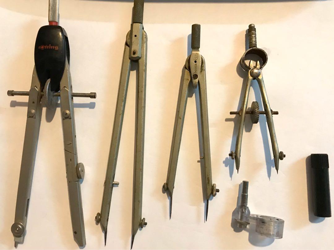 Vintage Rotring Master Bow Compass Germany, Hobbies & Toys ...