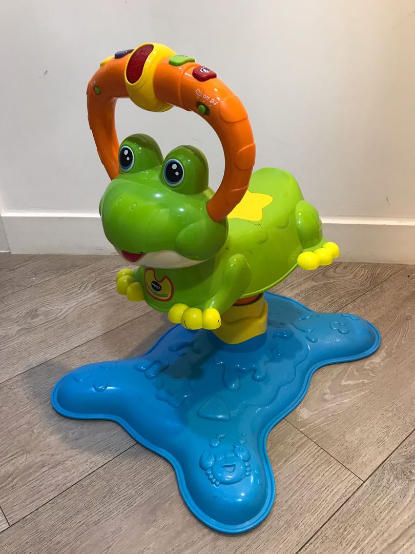 vtech Bounce & Discover Frog, 兒童＆孕婦用品, 嬰兒玩具 - Carousell