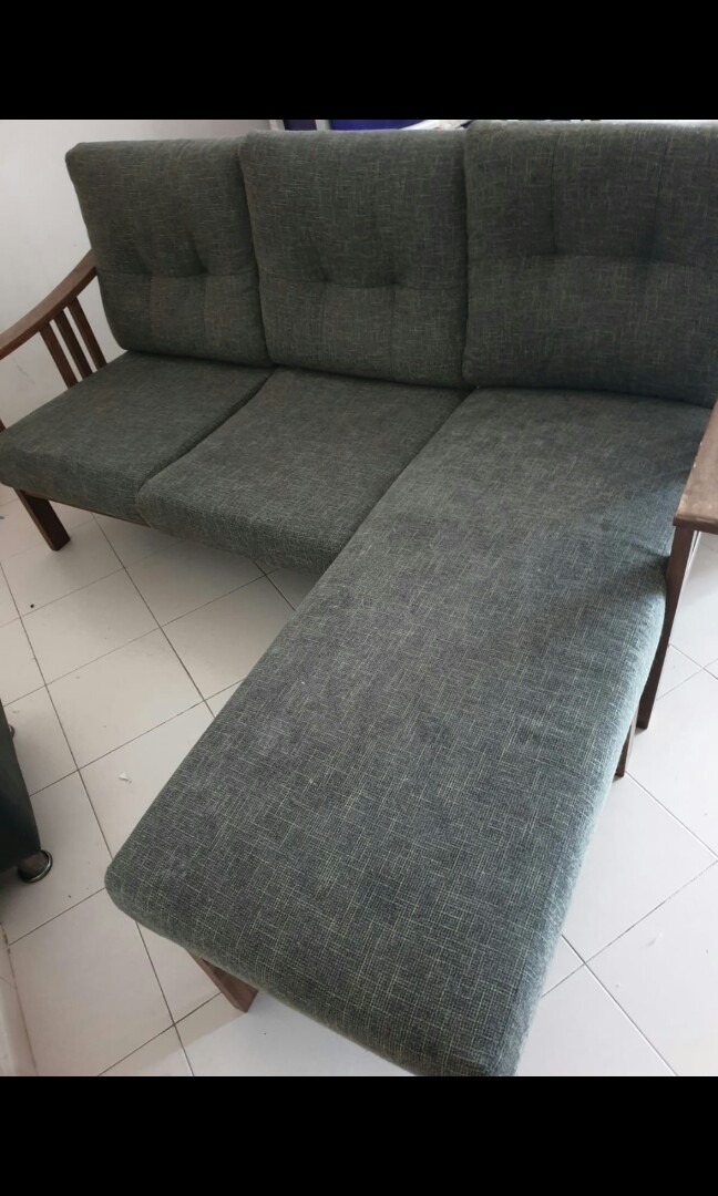 3seater L shaped Sofa, Furniture & Home Living, Furniture, Sofas on Carousell