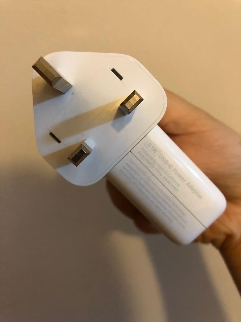 61W USB‑C Power Adapter and USB-C Charge Cable (2m), Computers & Tech ...