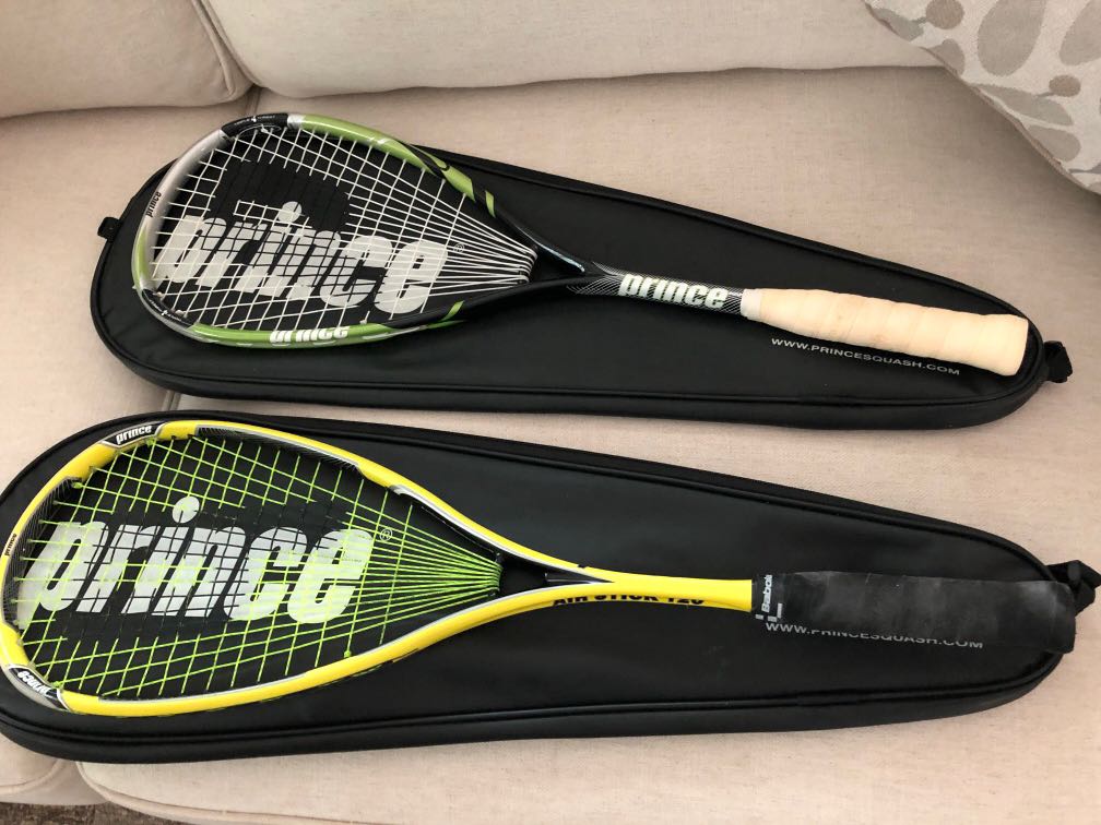 ONE Prince (Green) Squash Racket (Yellow one SOLD), Sports Equipment ...