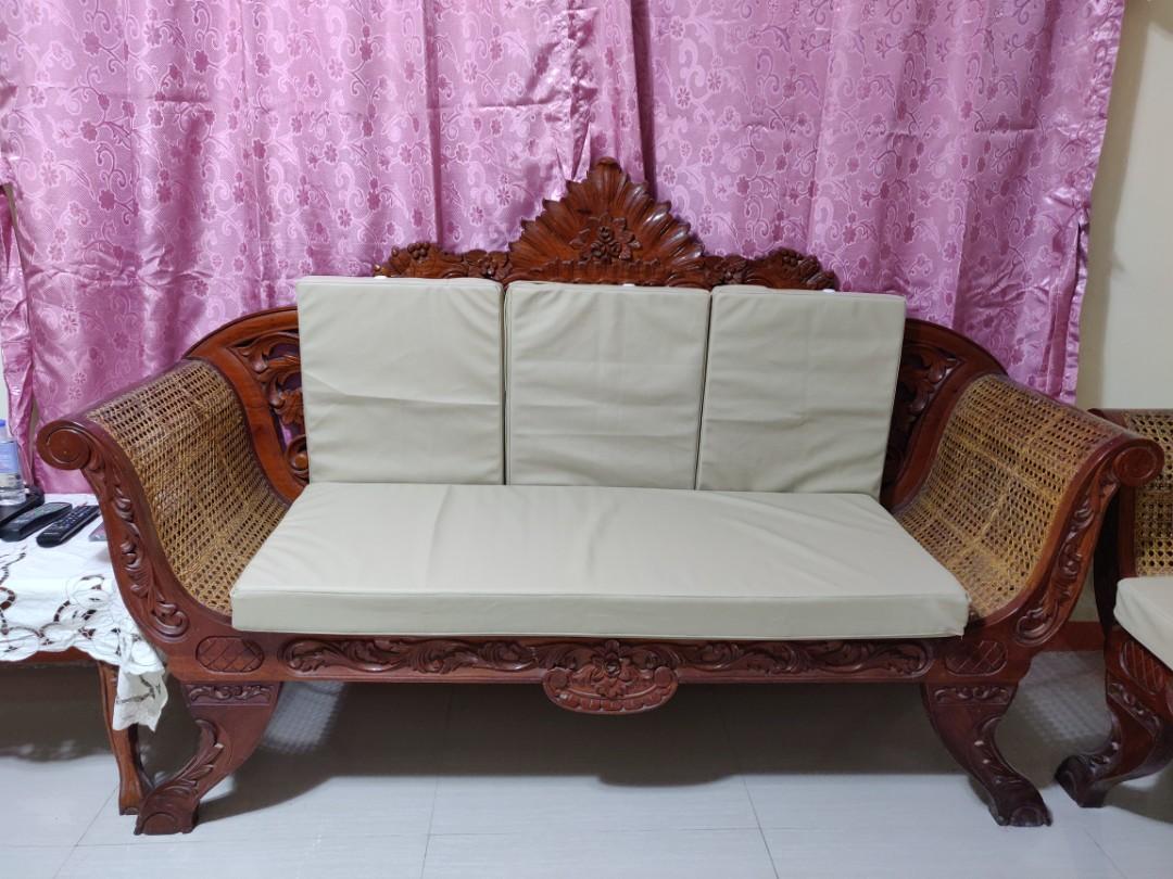 Antique Nara Sofa Set, Furniture & Home Living, Furniture, Sofas on ...