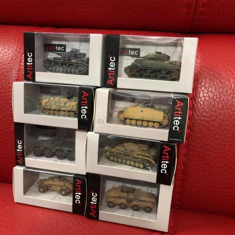 Artitec Resin ready made, painted 1:87 HO Scale military tank model, 興趣 ...