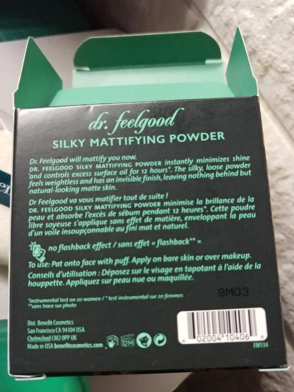 全新Benefit Dr. Feelgood Silky Mattifying Powder 好無油慮絲滑蜜粉, 美容＆化妝品, 健康及美容 ...