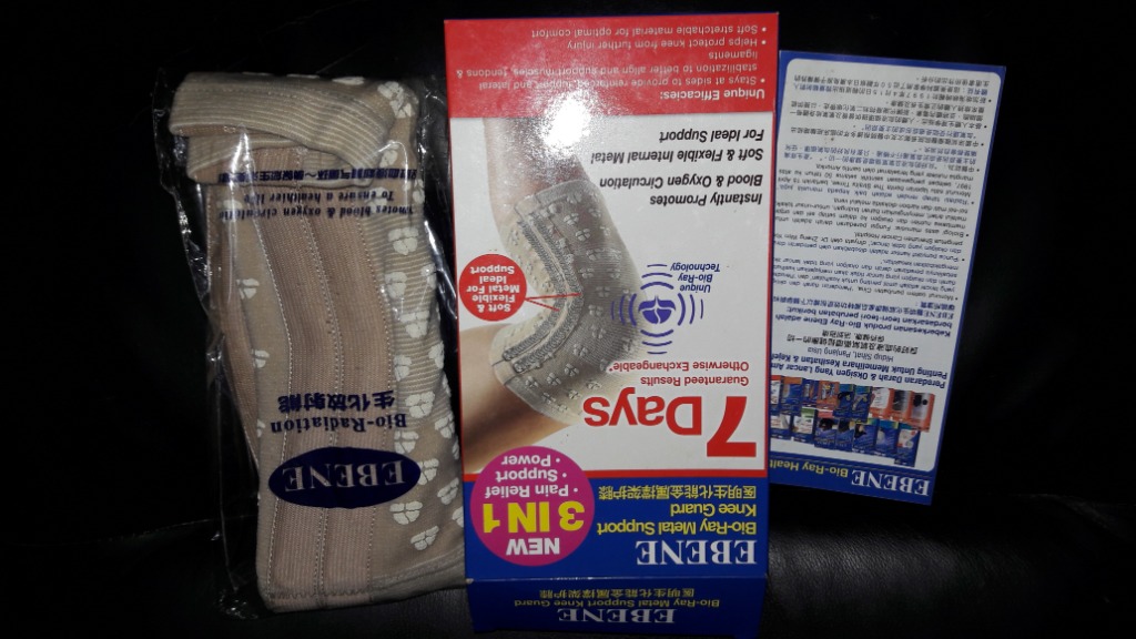 Bio-ray metal supports knee guard, Sports Equipment, Exercise & Fitness ...