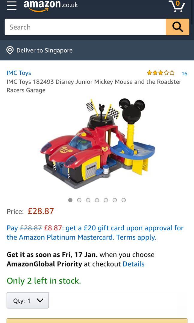 BN - Disney Junior Mickey Mouse and the Roadster Racer Garage, Hobbies ...