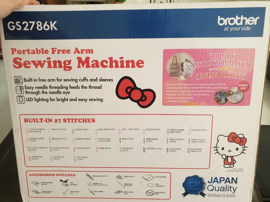 Brother Hello Kitty Sewing Machine, TV & Home Appliances, Washing ...