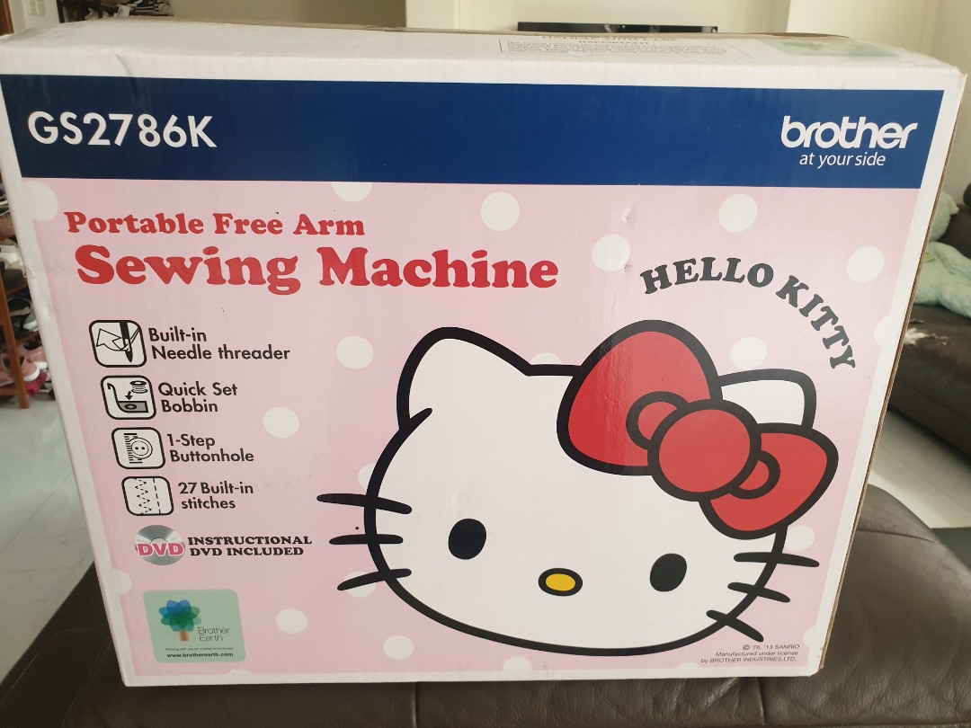 Brother Hello Kitty Sewing Machine, TV & Home Appliances, Washing ...