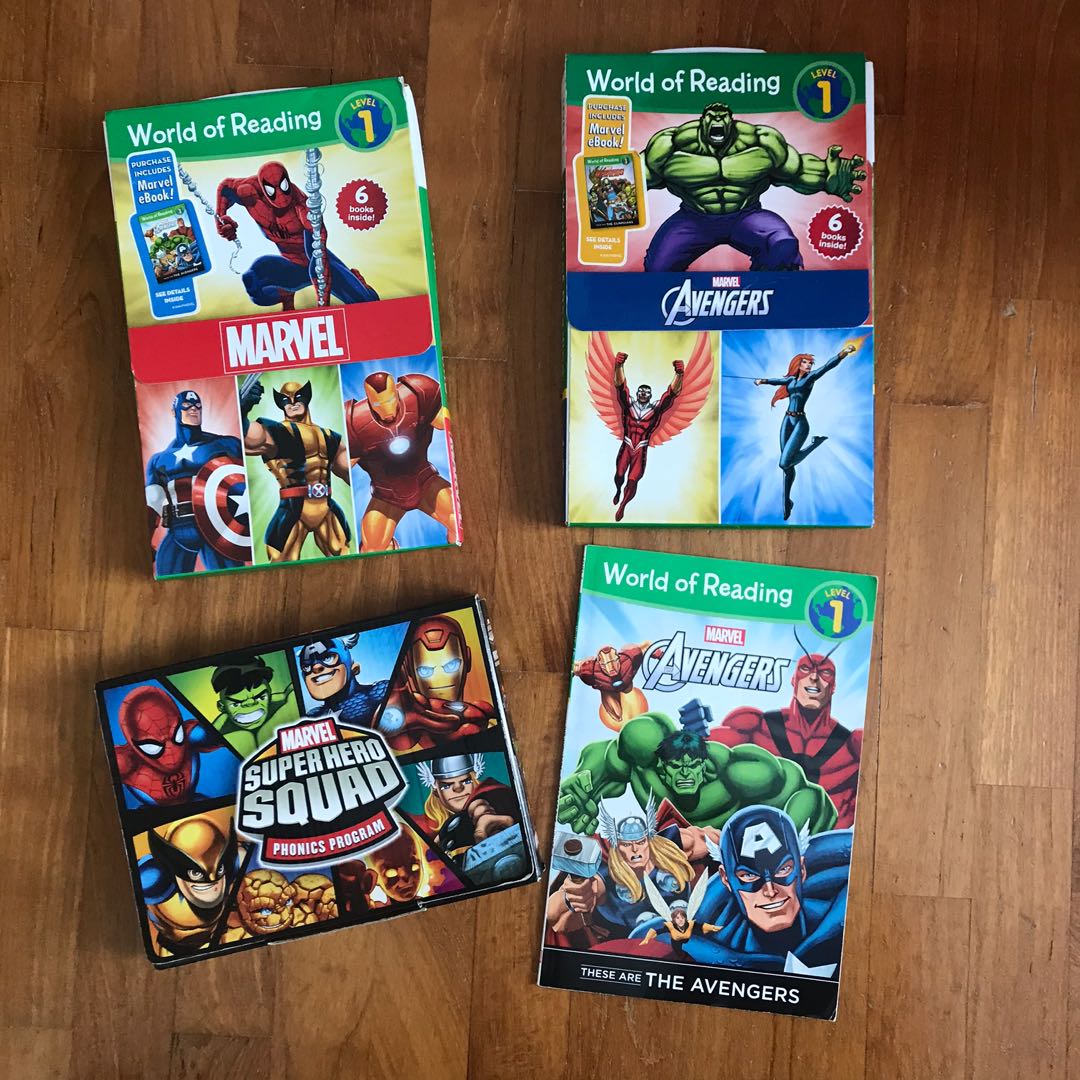 Bundle of 3 Box Sets (World of Reading Level 1 and Scholastic Phonics ...