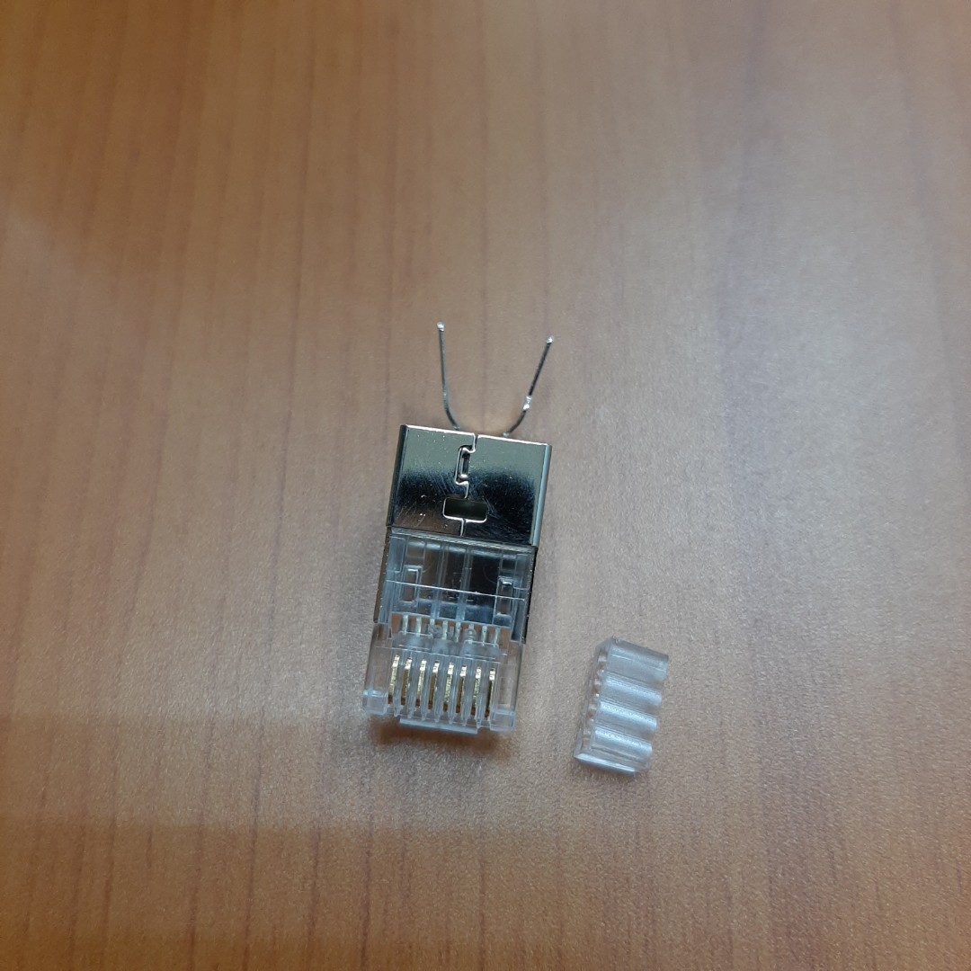 Cat6a shielded connector, Computers & Tech, Parts & Accessories, Cables ...