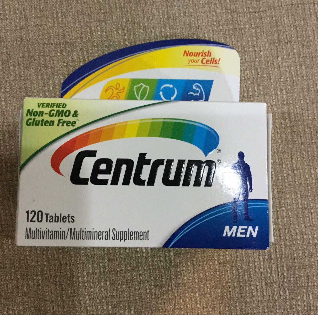 Centrum Multivitamin 120 tablets, Health & Beauty, Men's Grooming on ...